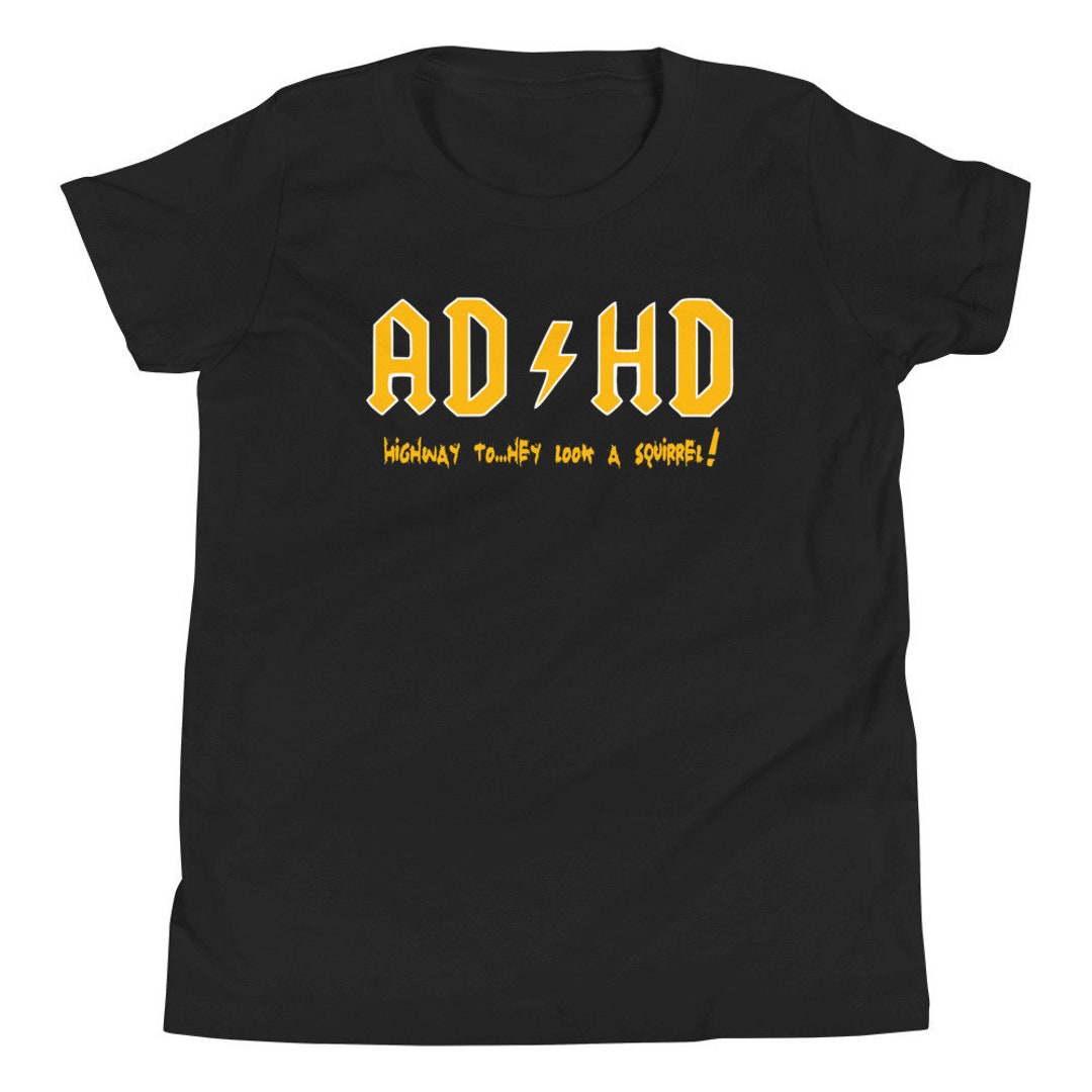 Adhd Cool Kids Tee | Adhd Kids Tee | Highway to Hey | Squirrel T Shirt ...