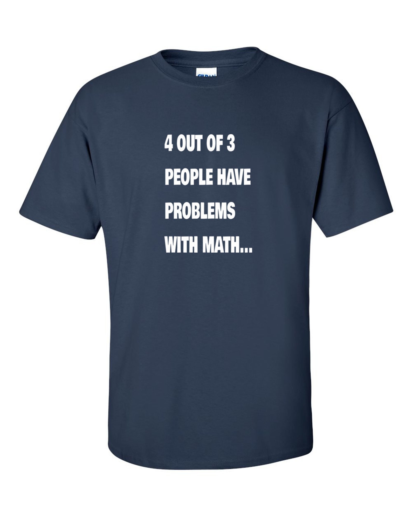 Funny Math T-shirt Problems With Math - Etsy