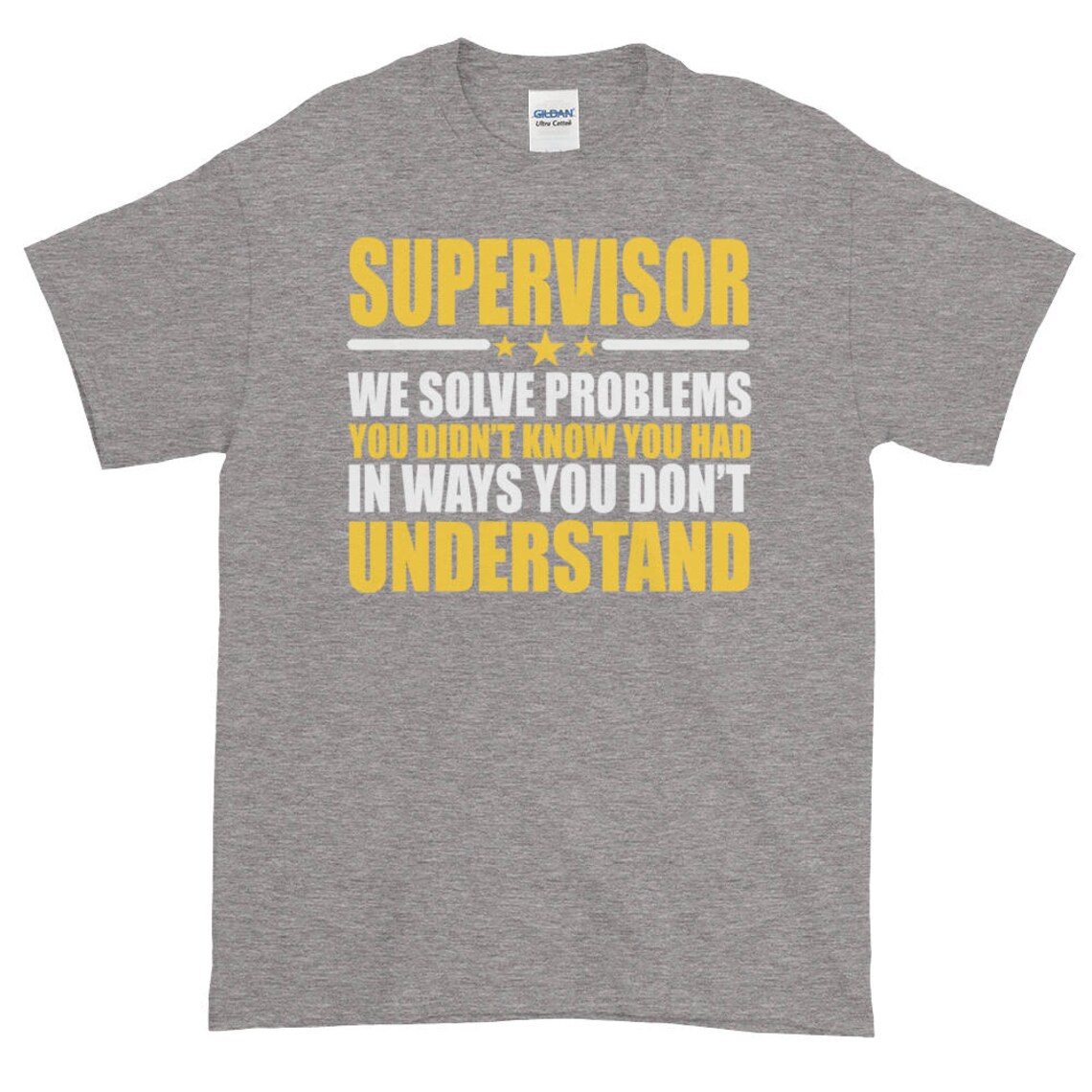 Supervisor Shirt Supervisor T Shirts Supervisor T Shirt - Etsy