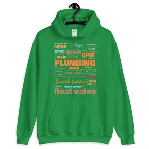 Plumbing Hoodie | Plumbing Gift | Gift for Plumbers | Plumbers Job ...