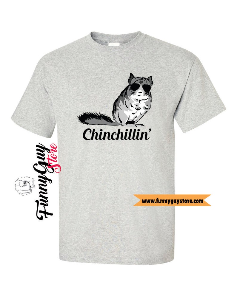 Chinchilla T-shirt Chinchillin' Chinchilla Art Funny Gift | Etsy