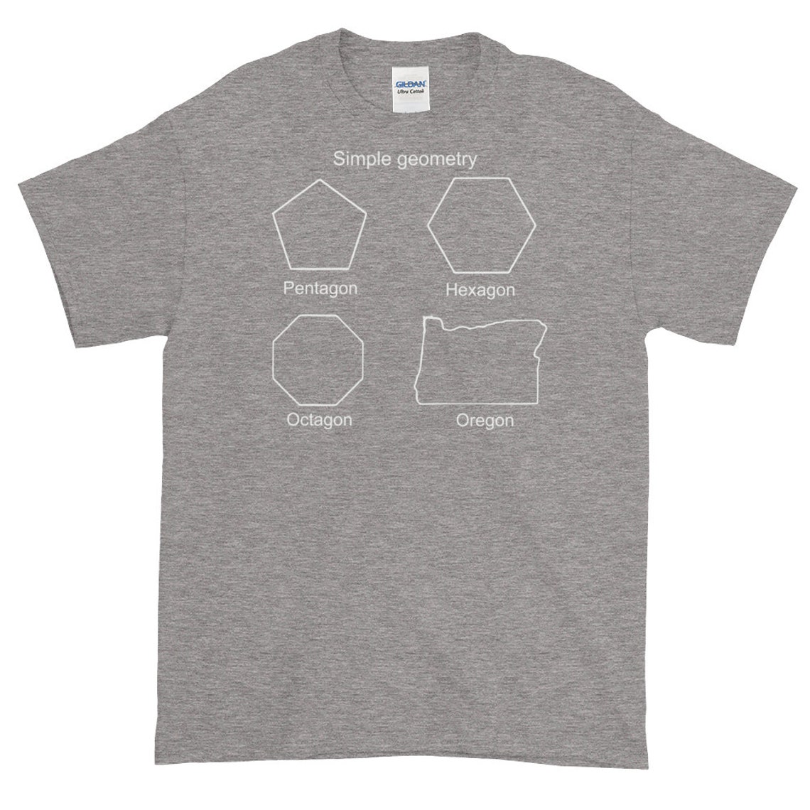 Geometric Art / Geometry T Shirt / Oregon T Shirt / Geometric Print ...