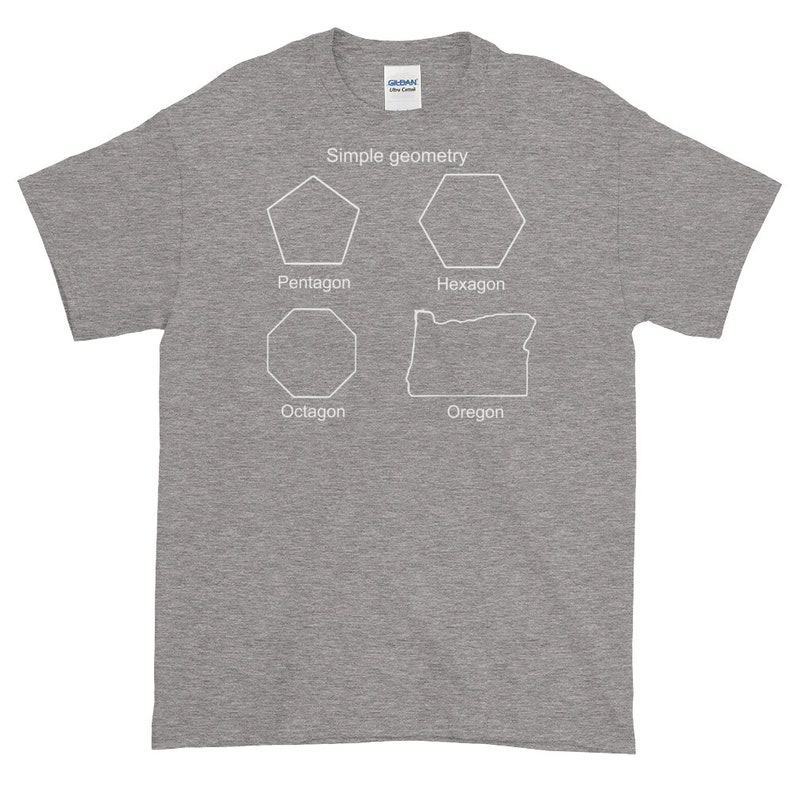 Geometric Art / Geometry T Shirt / Oregon T Shirt / Geometric Print ...