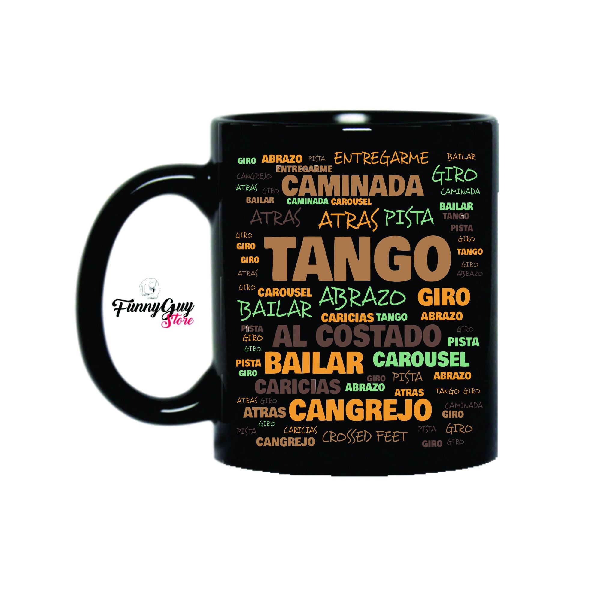Tango Dance Mug | Mug Tango Dance | Tango Gift | Tango Dancing Terms ...