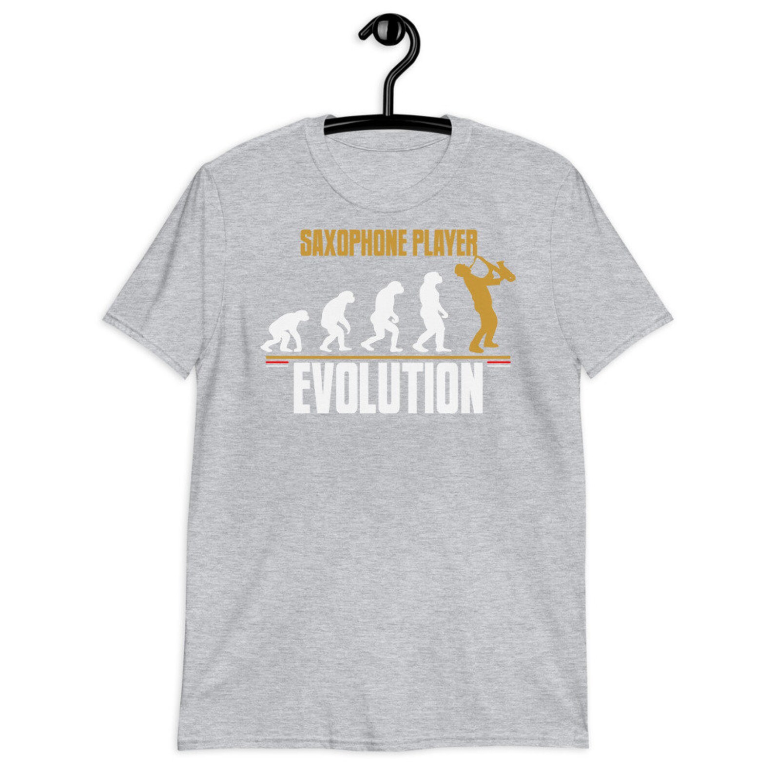 Saxophone Evolution Tee Sax Tshirt Sax Tee Sax Shirt Sax | Etsy