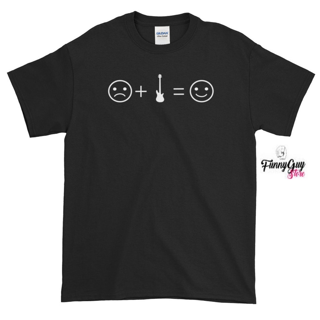 Bass Player T Shirt / Bass Lover Gift / Bass Happiness Tee / Bass ...