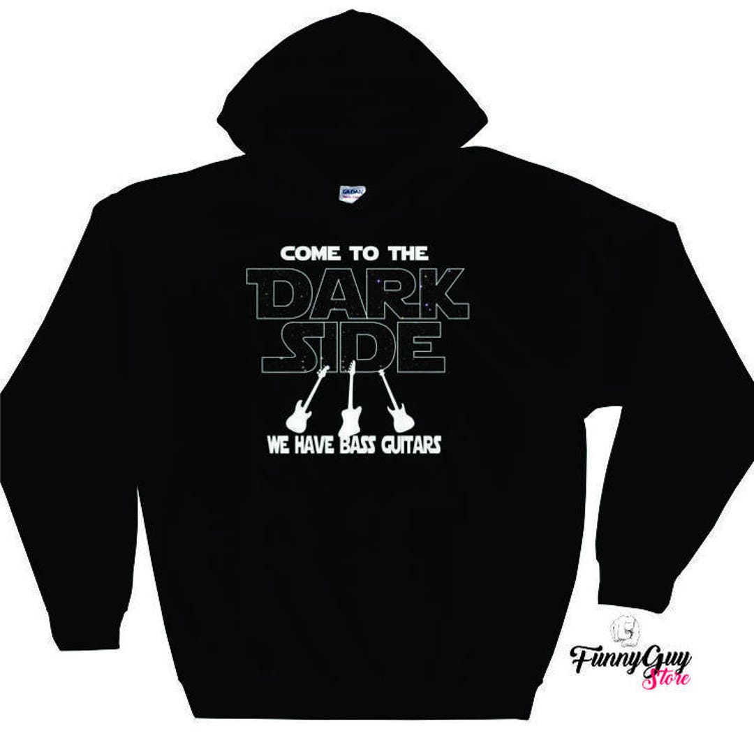 Bassist Hoodie Gift for Bassist Bass Player Hoodie Come to the Dark ...