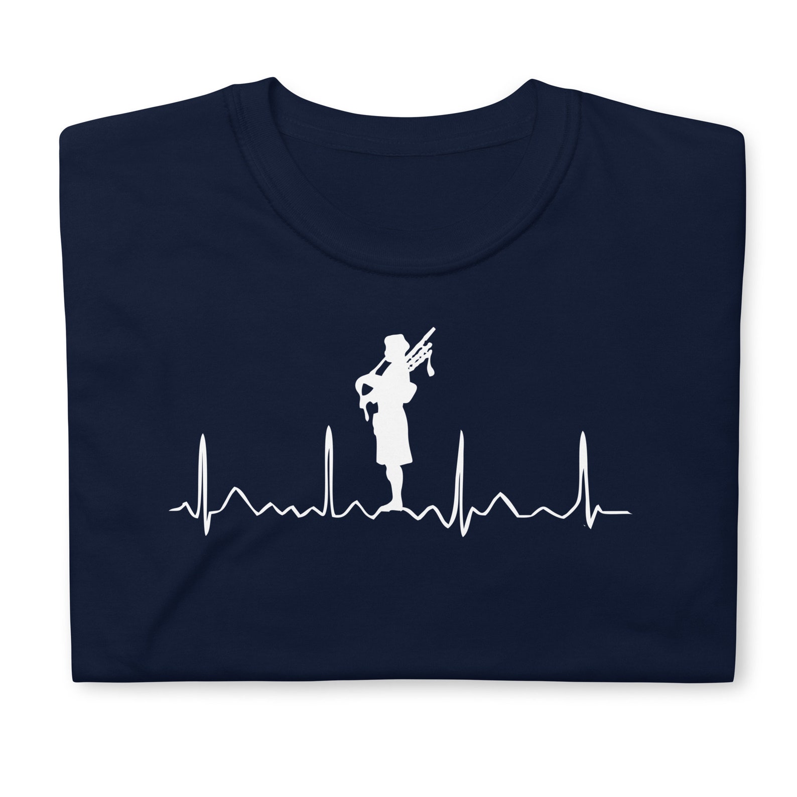 Bagpipes Tees, Bagpipes Shirts, Bagpipes Player Shaped Heartbeat ...