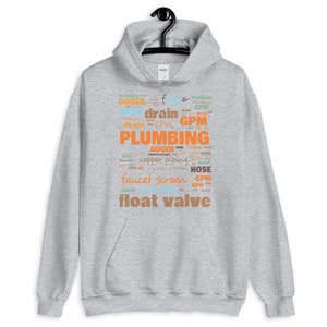 Plumbing Hoodie | Plumbing Gift | Gift for Plumbers | Plumbers Job ...