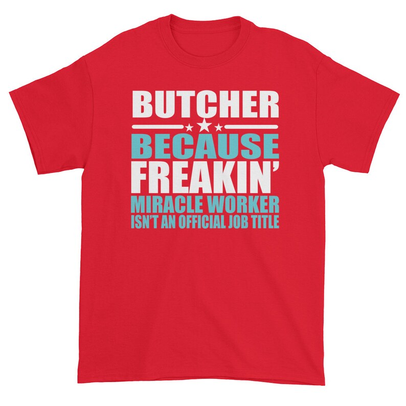 Butcher T-shirt Gift for Butcher Butcher Job Shirt Co - Etsy