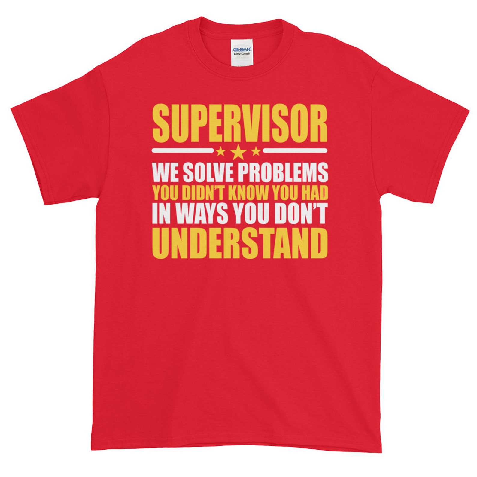 Supervisor Shirt Supervisor T Shirts Supervisor T Shirt - Etsy