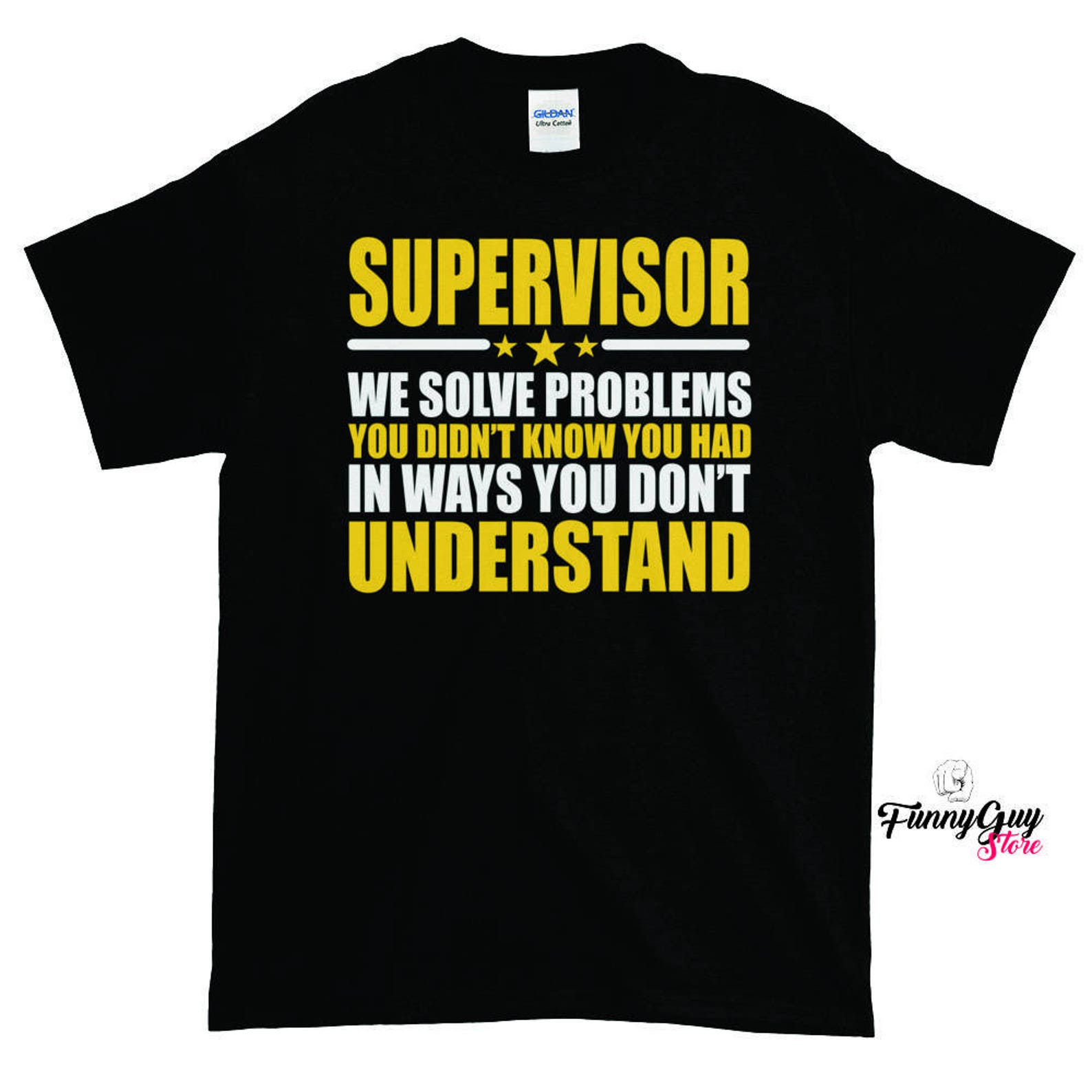 Supervisor Shirt Supervisor T Shirts Supervisor T Shirt - Etsy