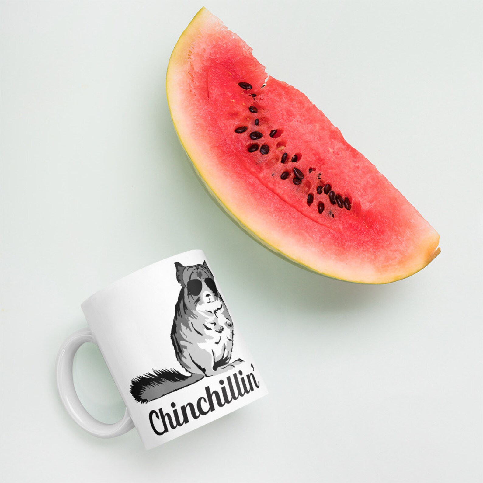 Chinchillin Mug Chinchilla Mug Cool Animal Mug - Etsy