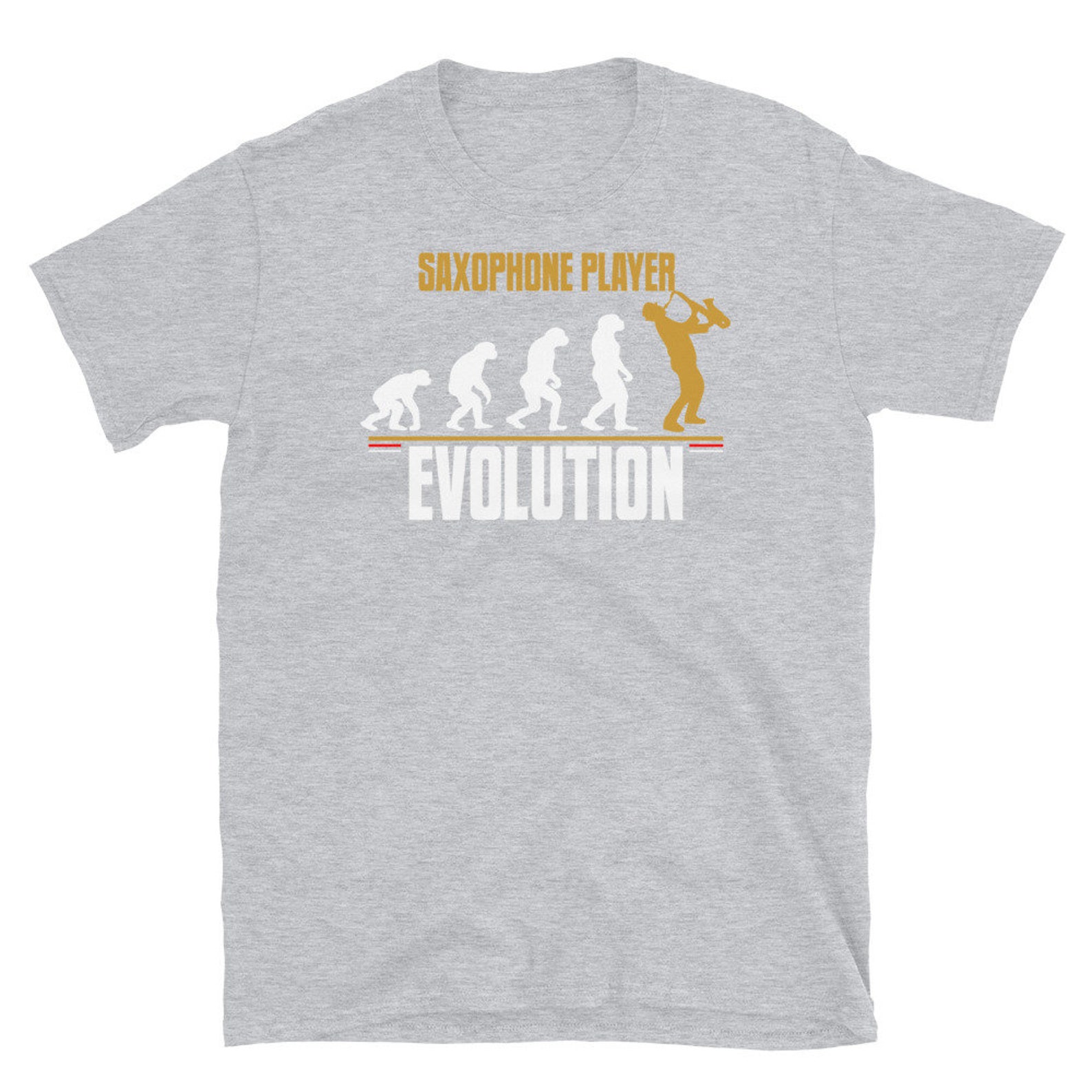 Saxophone Evolution Tee Sax Tshirt Sax Tee Sax Shirt Sax - Etsy