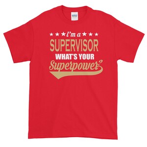 Cool Supervisor Tee / Supervisor Gift / Superpower T Shirt / Supervisor ...
