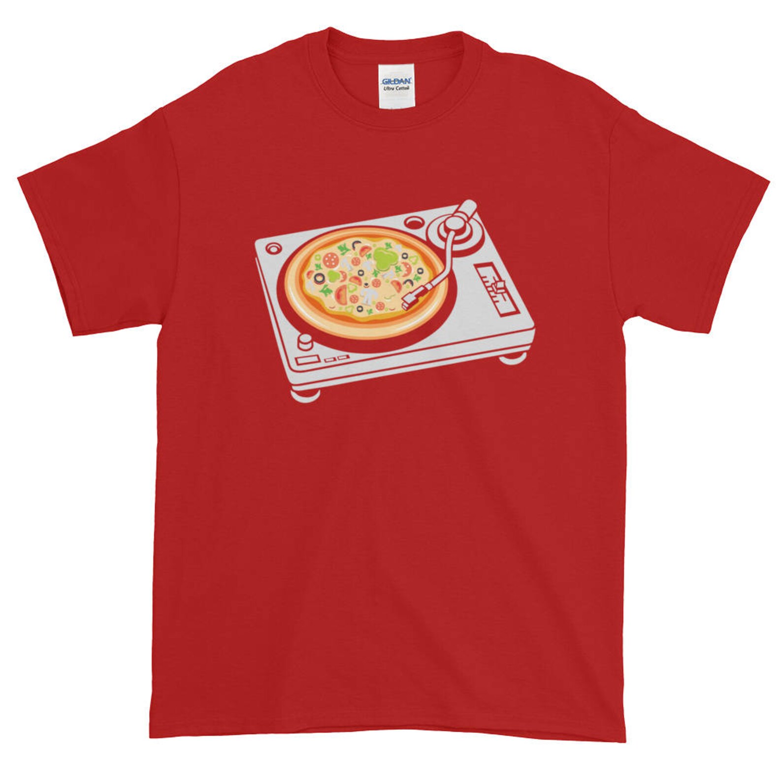 Dj Pizza T Shirt Funny Pizza Tee Cute Pizza Tee Graphic Tee | Etsy