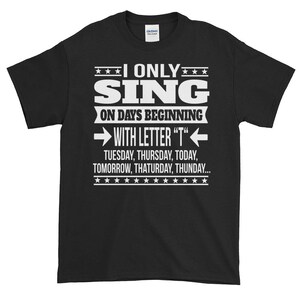 Singer T Shirt Singer Gift Gift for Singer Cute Singer Tee Singing T ...