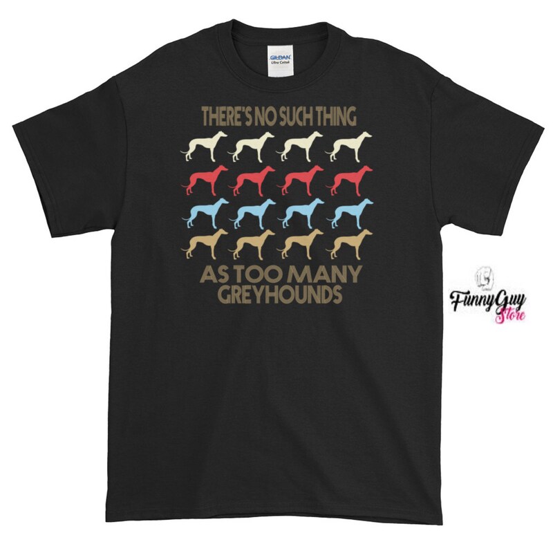 Greyhound T Shirt - Etsy