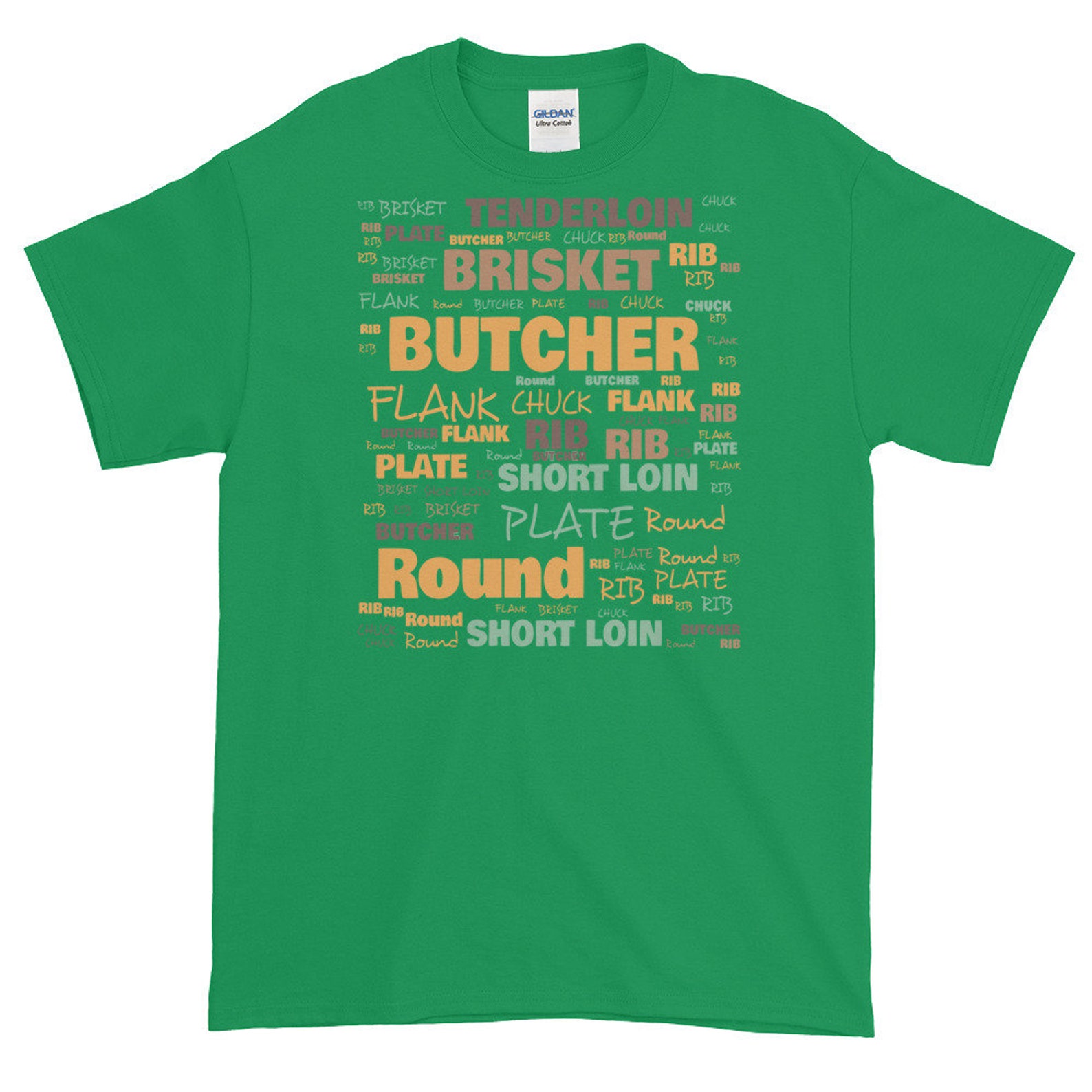 Butcher Shirt Butcher Gift Butcher Tee Butcher Terms - Etsy