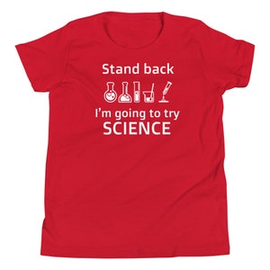 Science T Shirt Youth Science Teee Funny Science Kids T Shirt Cool ...