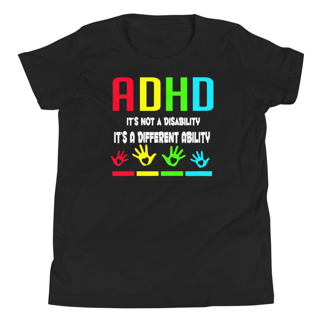Adhd Kids Unisex T Shirt | Adhd Kids Tee | Adhd Awareness | T Shirt ...