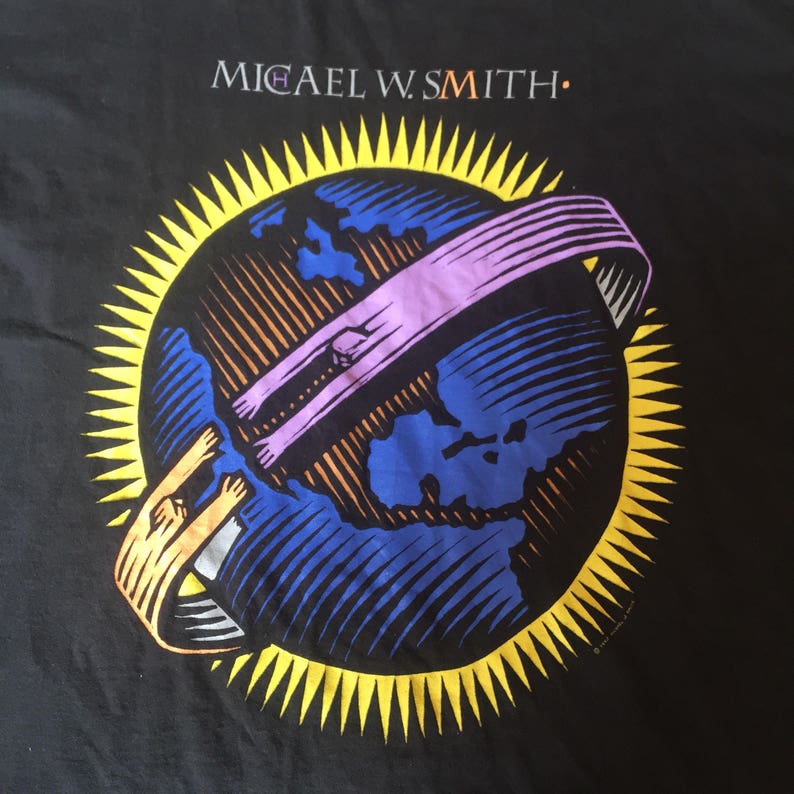 Vintage 90s Michael W.smith Change Your World Tour 1993 T-shirt Size XL ...