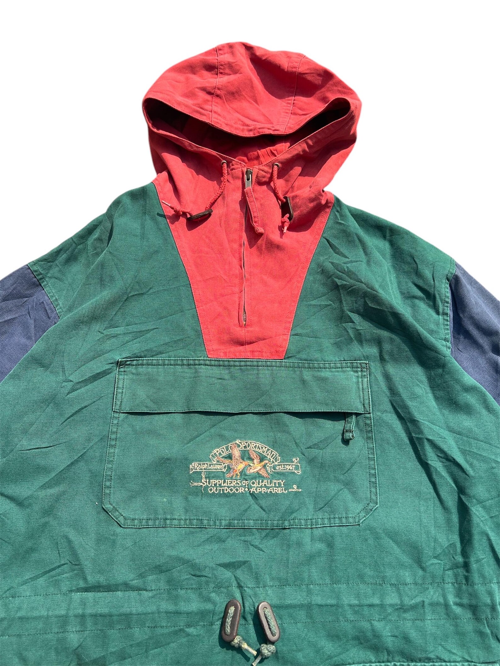 Vintage Polo Sportsman Anorak Pullover Jacket - Etsy