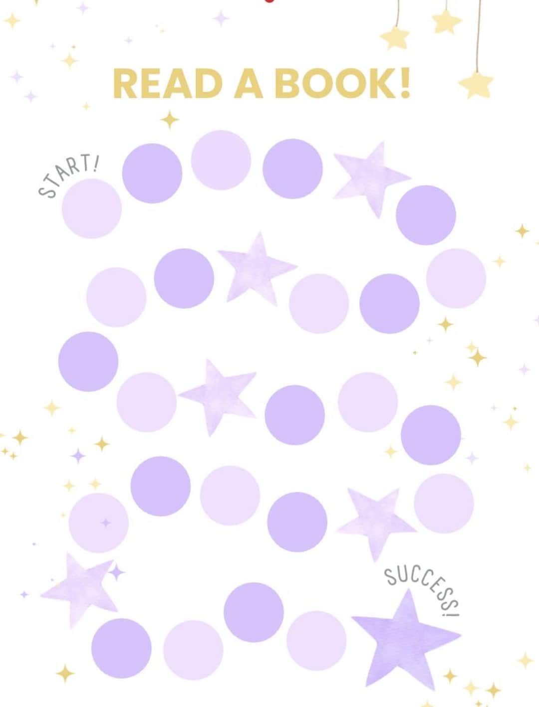 26 Books Sticker Chart – Reading Tracker, Goal Sheet (instant Download ...