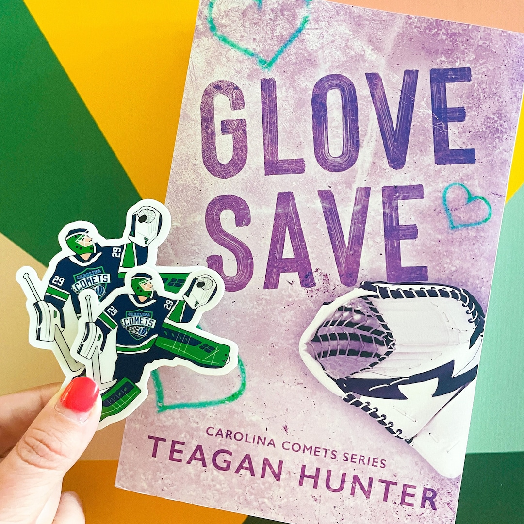 Jacob Greer Sticker - "glove Save" by Teagan Hunter | Carolina Comets ...