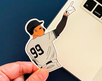 Aaron Judge New York Baseball Sticker, Gift for Yankees Fan - Etsy