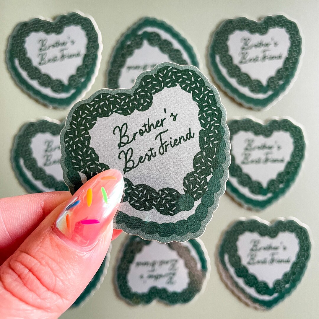 Brother's Best Friend, Book Trope Sticker - Waterproof, Glossy Finish ...