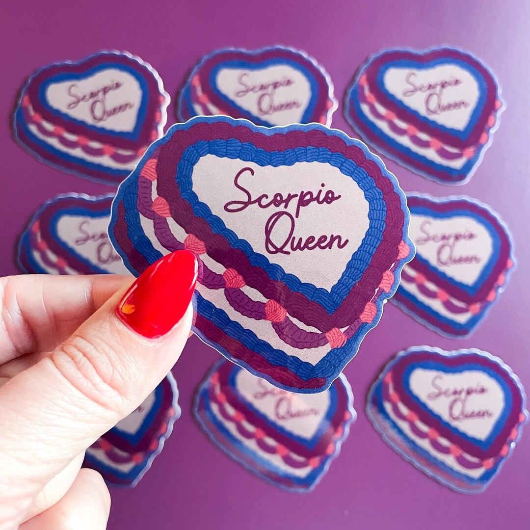 Scorpio Zodiac Sticker - Waterproof, Glossy Finish - Etsy