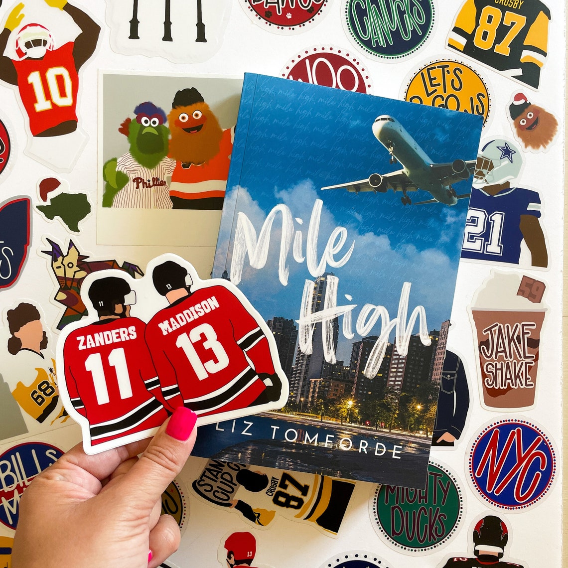 Hockey Romance Sticker mile High by Liz Tomforde - Etsy