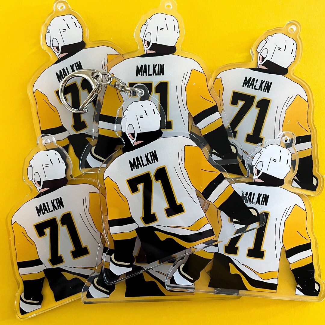 Pittsburgh Hockey Keychain Double Sided, Acrylic - Etsy