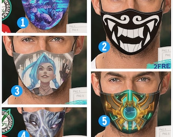 Kda Akali Mask - Etsy