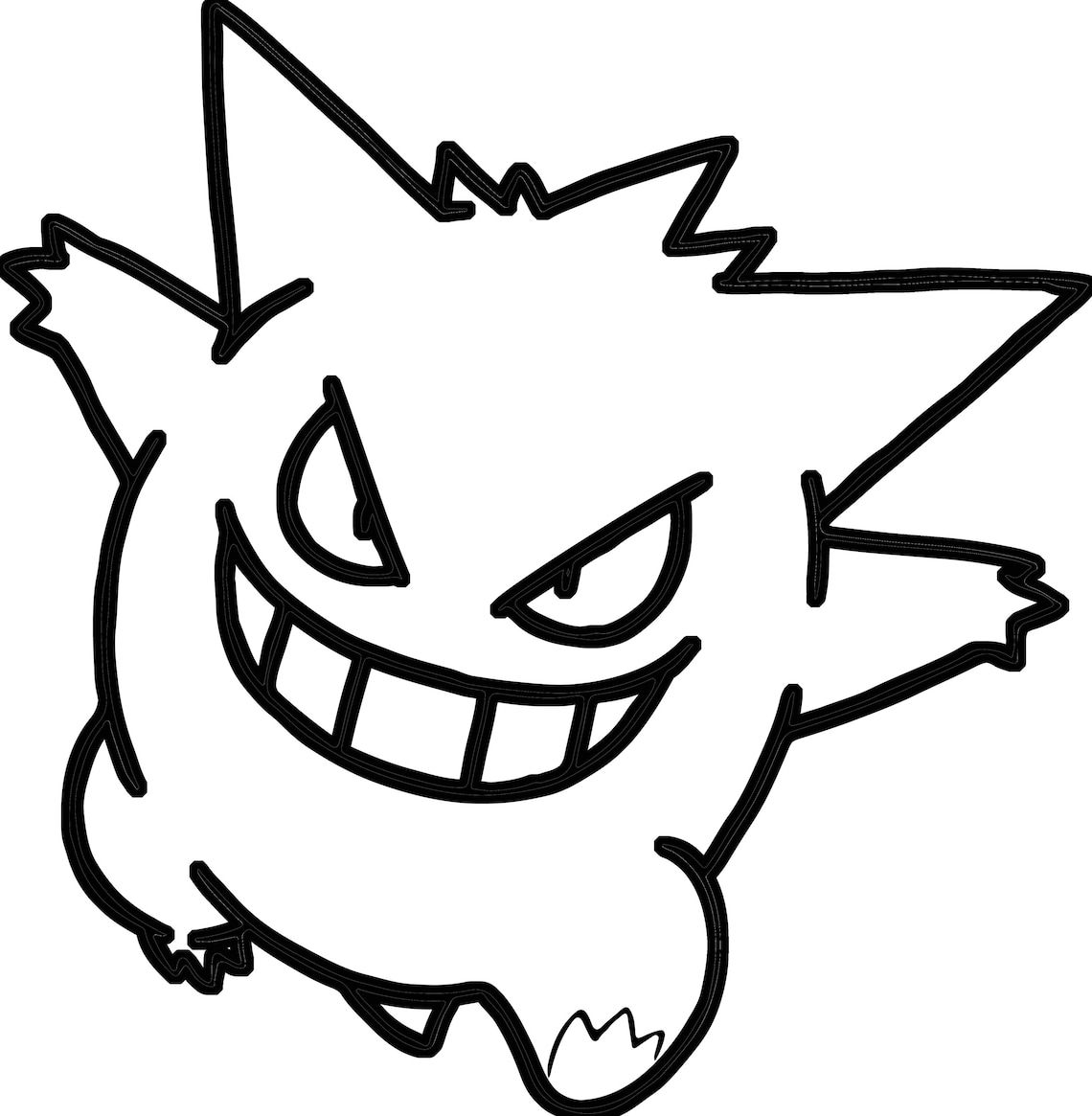 Vinyl Gengar Pokemon Decal - Etsy