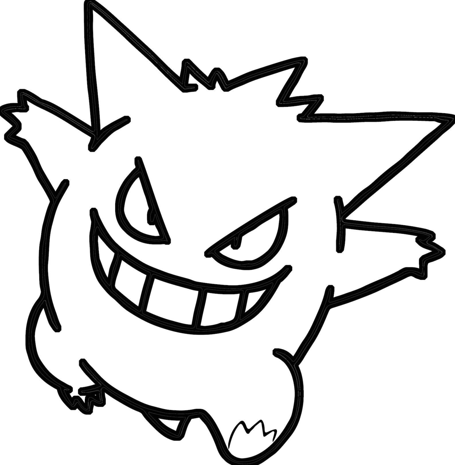 Vinyl Gengar Pokemon Decal - Etsy