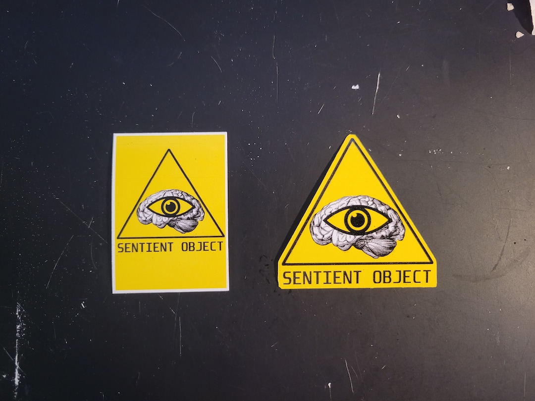 SCP Warning Sign Stickers - Etsy