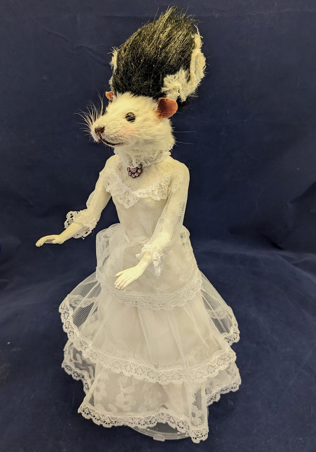 Bride of Frankenstein Taxidermy Rat Doll Anthropomorphic Horror Icon ...