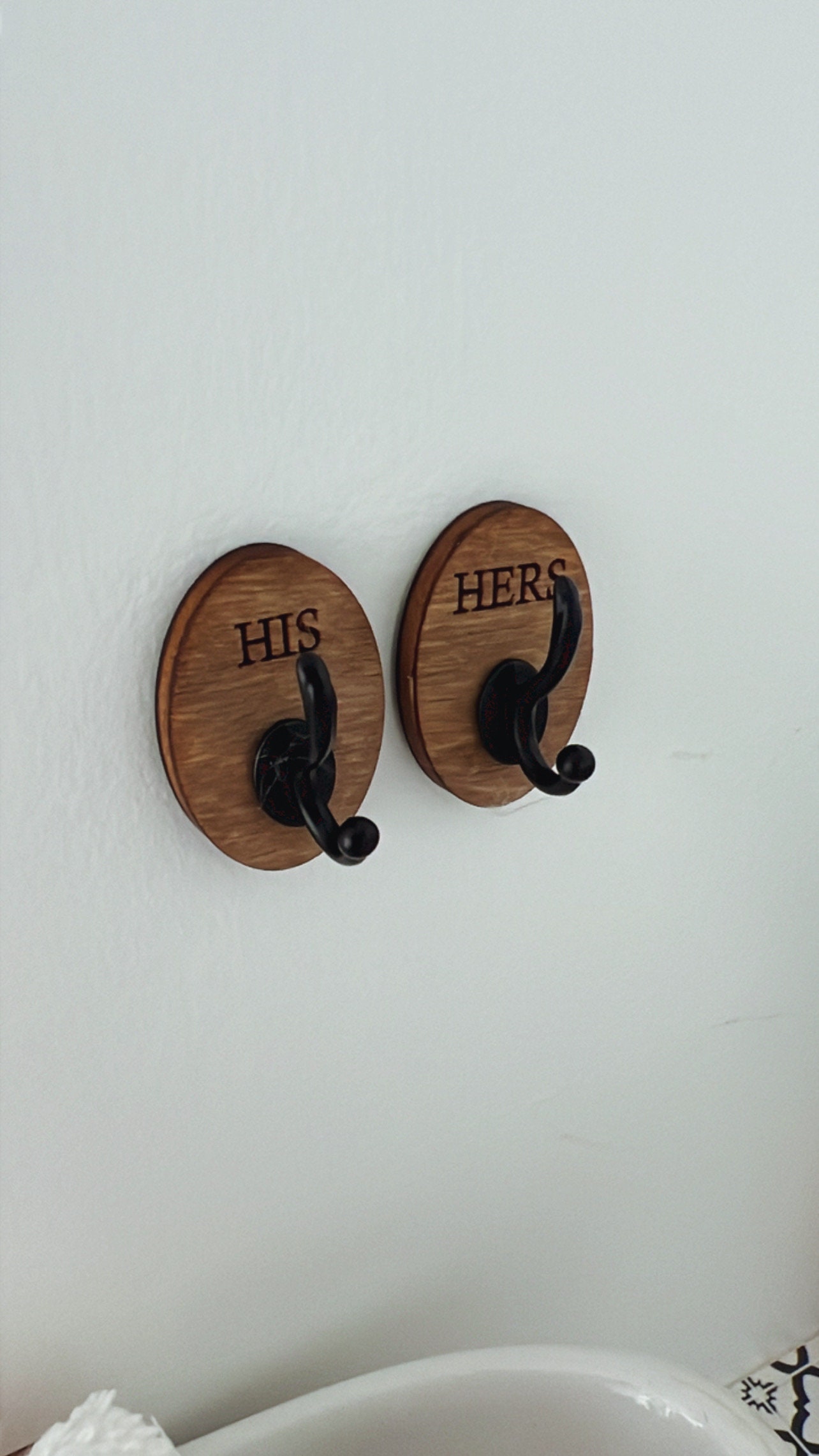 Dollhouse Bathroom Wall Hooks, Dollhouse Decor, 1:12 Scale, Modern ...