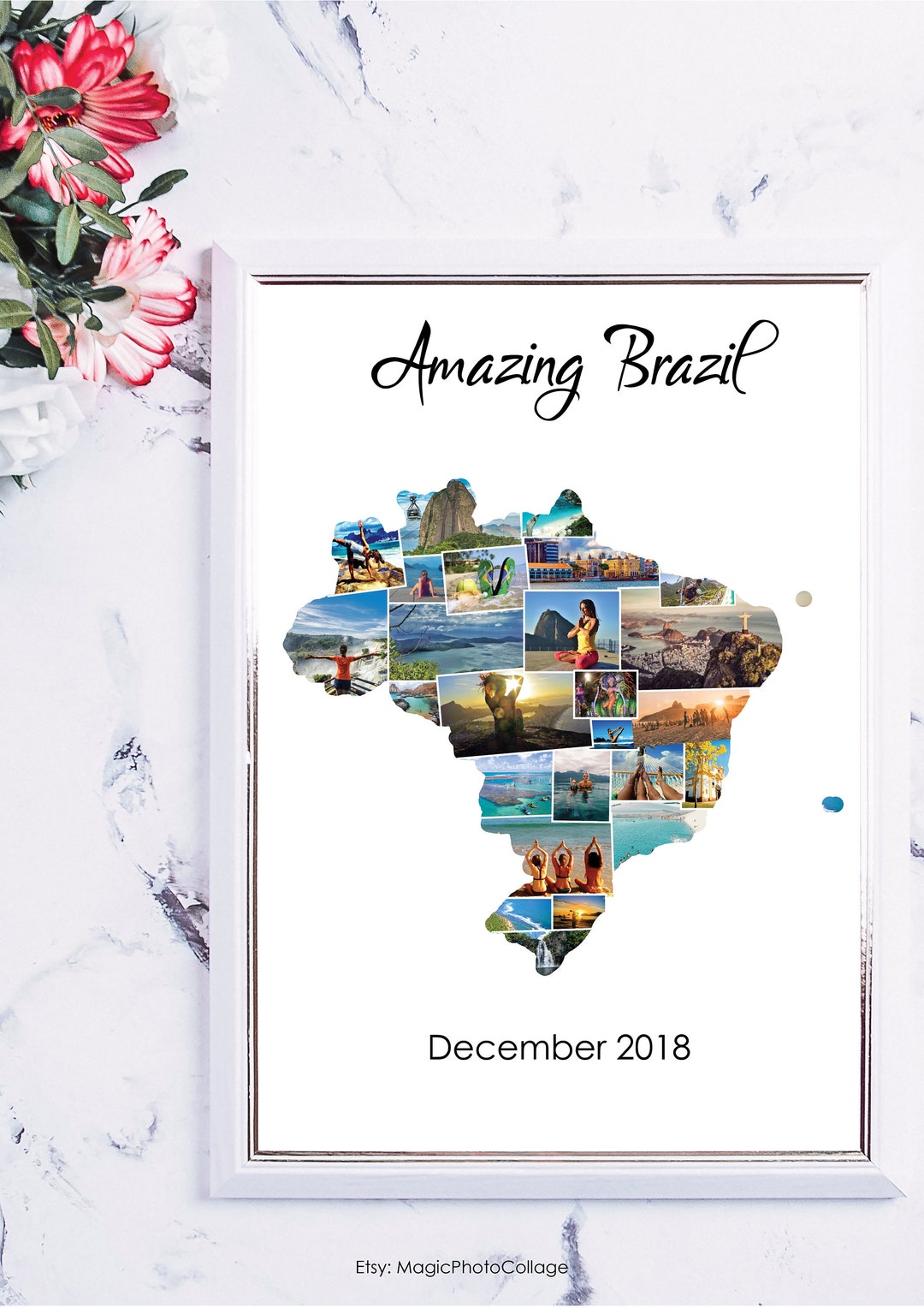 Brazil Travel Photo Collage - Etsy