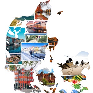 Denmark Photo Collage - Etsy