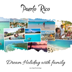 Puerto Rico Photo Collage - Etsy