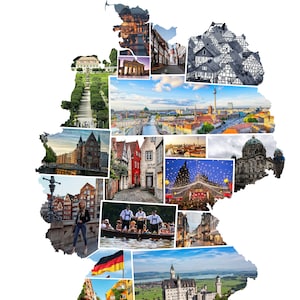 Germany Photo Collage - Etsy