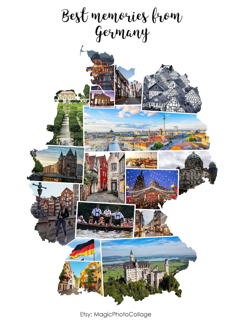 Germany Photo Collage - Etsy
