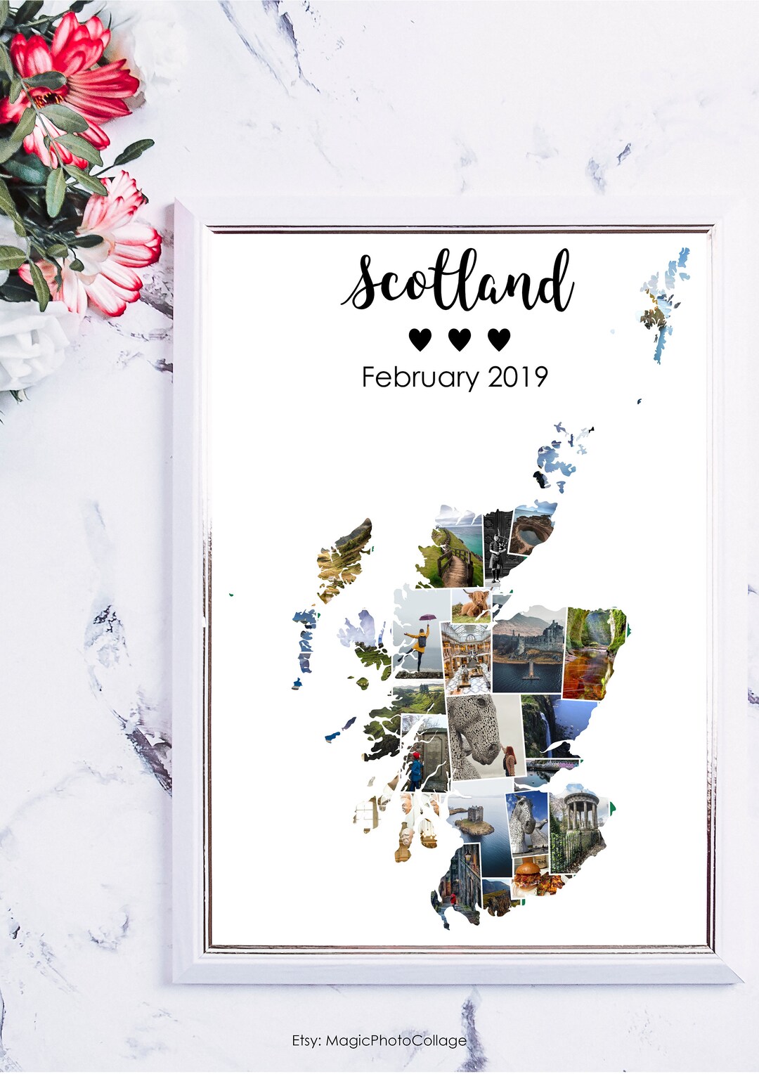 Scotland Photo Collage - Etsy