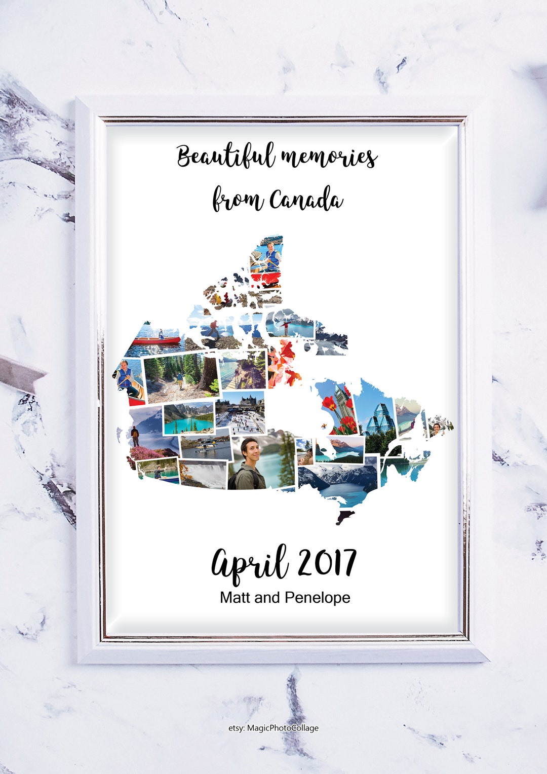 Canada Photo Collage - Etsy