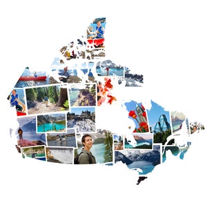 Canada Photo Collage - Etsy
