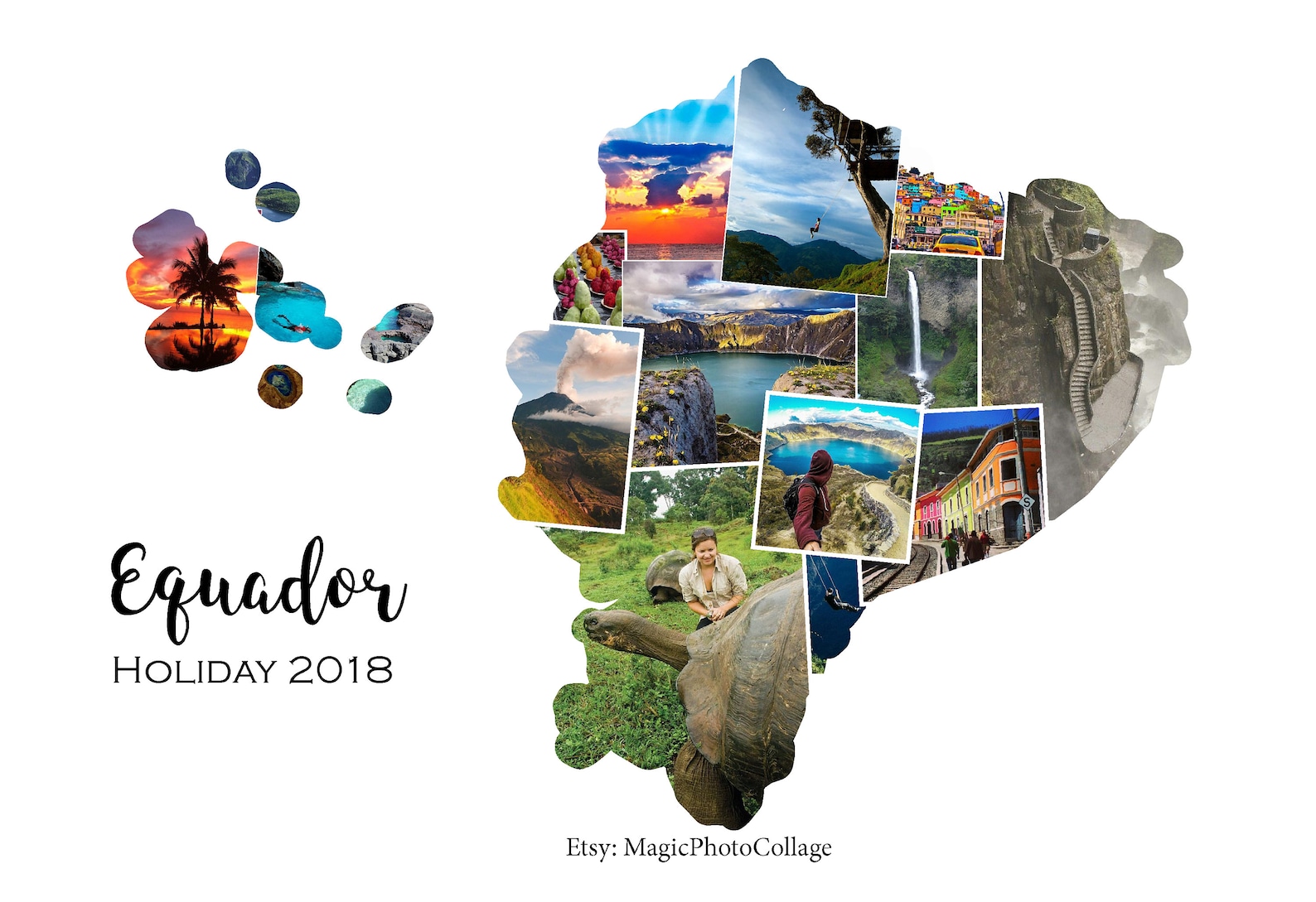 Ecuador Photo Collage - Etsy