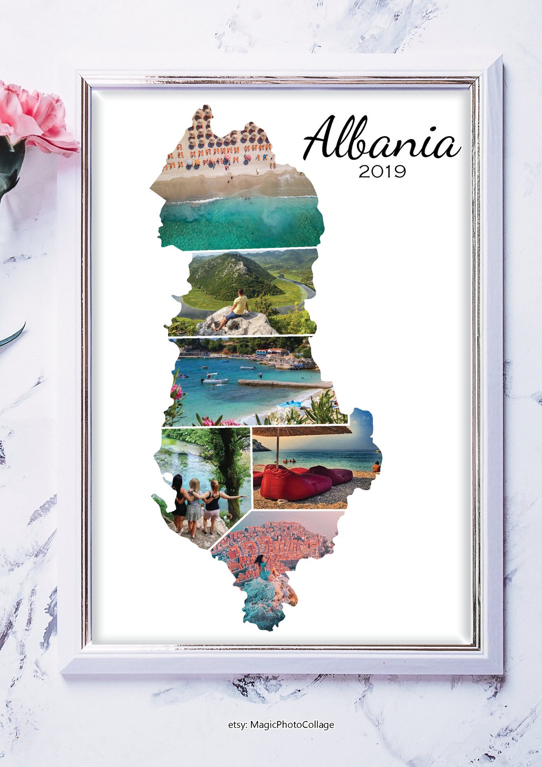 Albania Photo Collage - Etsy